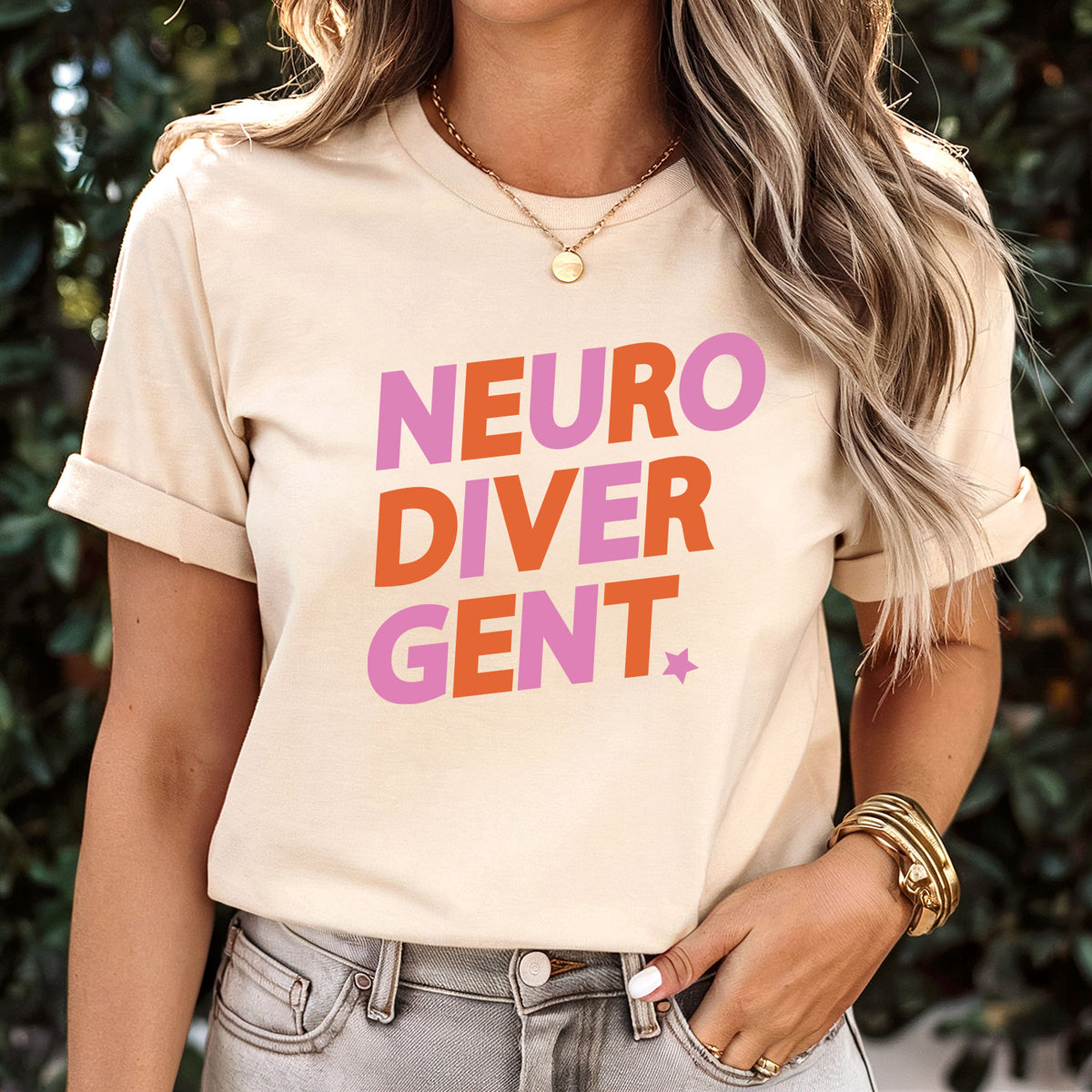 Neurodivergent Womens Tee – Confetti Rebels