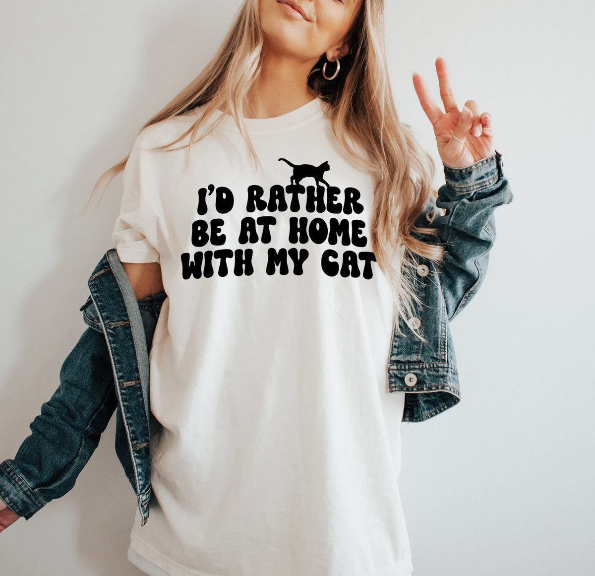I'd Rather Be At Home With My Cat Mens Tee – Confetti Rebels